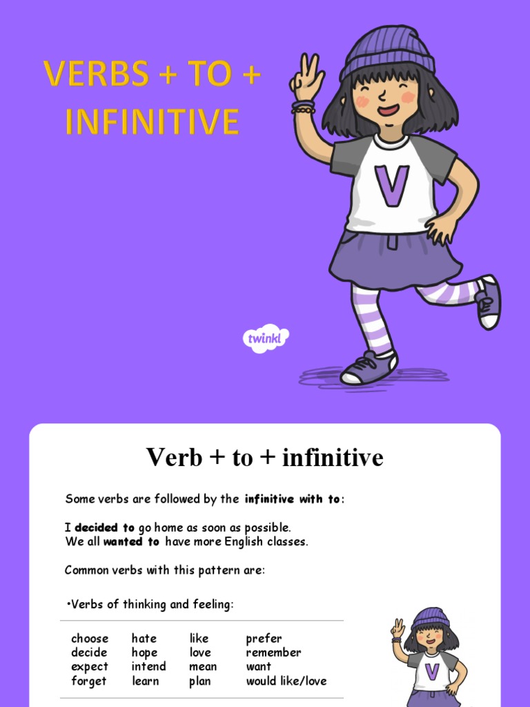 Verbs To Infinitive | PDF
