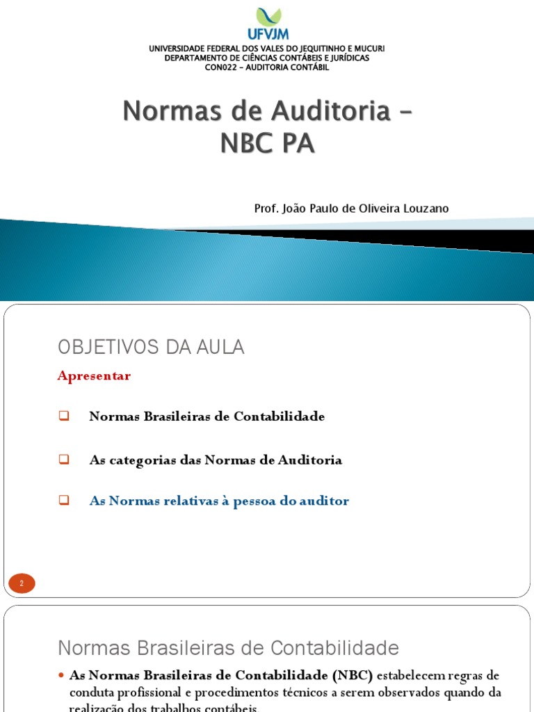 Normas de Auditoria Contábil | PDF | Contabilidade | Business