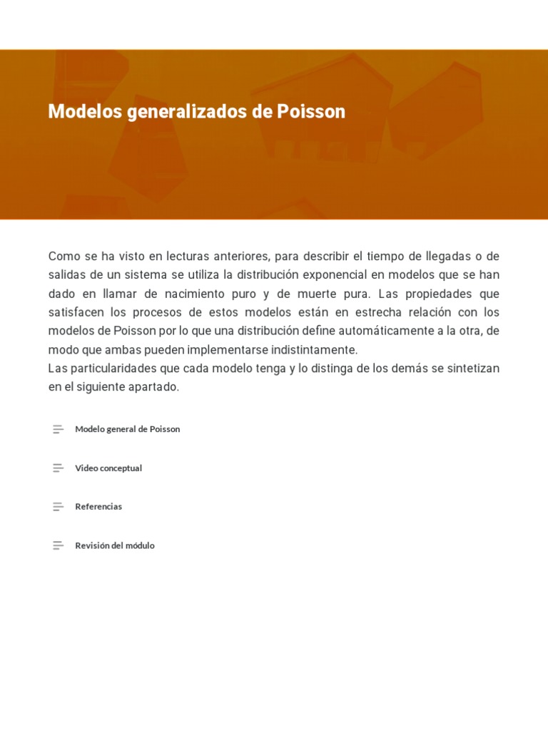 M3L4.Modelos Generalizados de Poisson | PDF | Distribución de veneno ...
