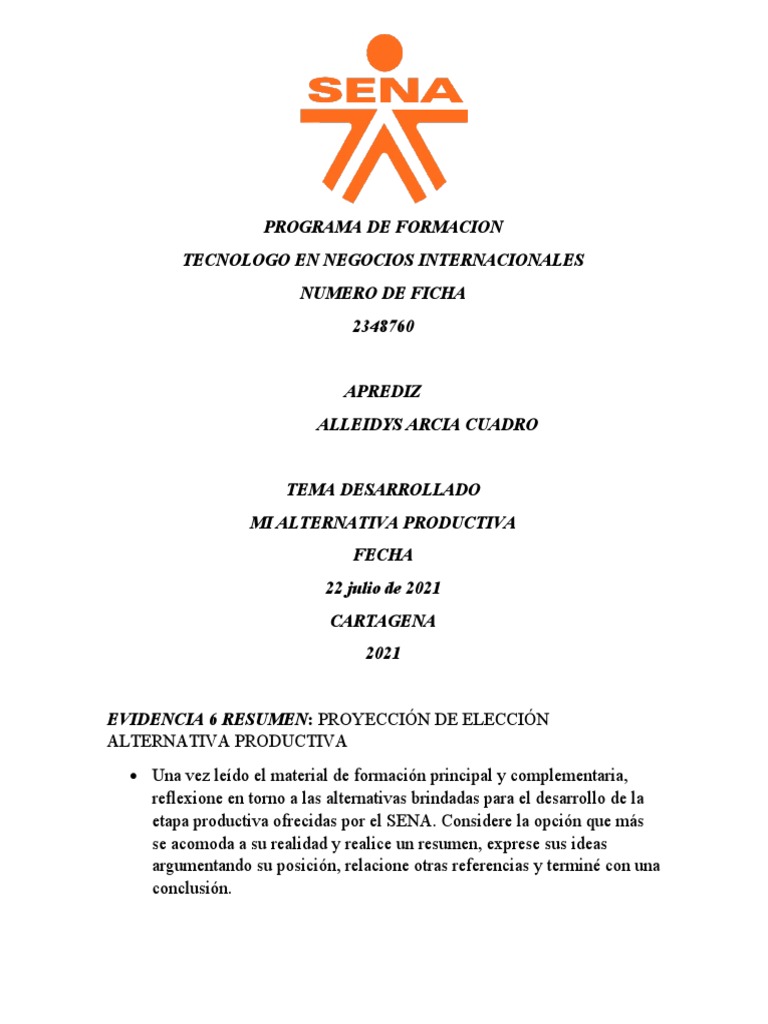 SENAA | PDF | Negocios