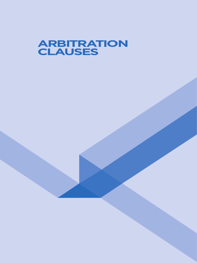 ICC Arbitration Clause Guide | PDF | Arbitration | Mediation