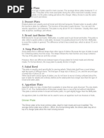 Types of Meal Courses Explained | PDF | Cooking, Food & Wine
