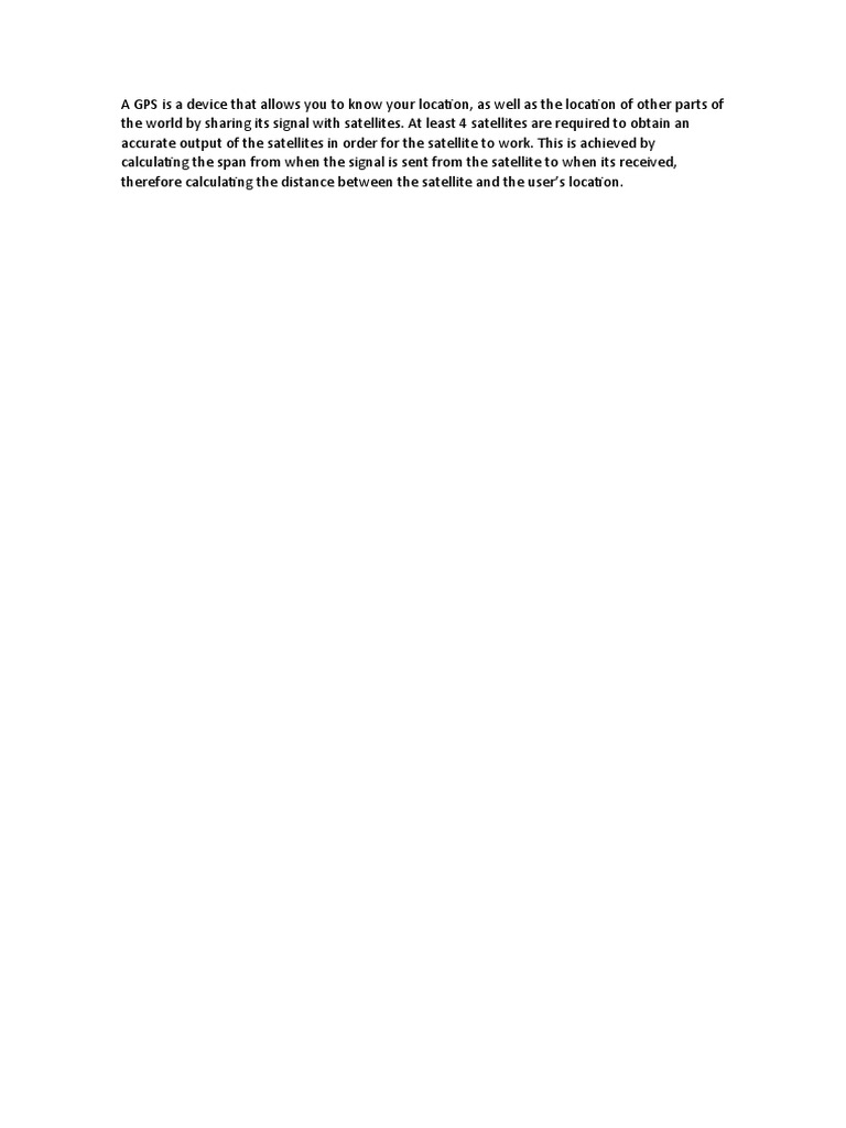 Gps | PDF | Technology & Engineering
