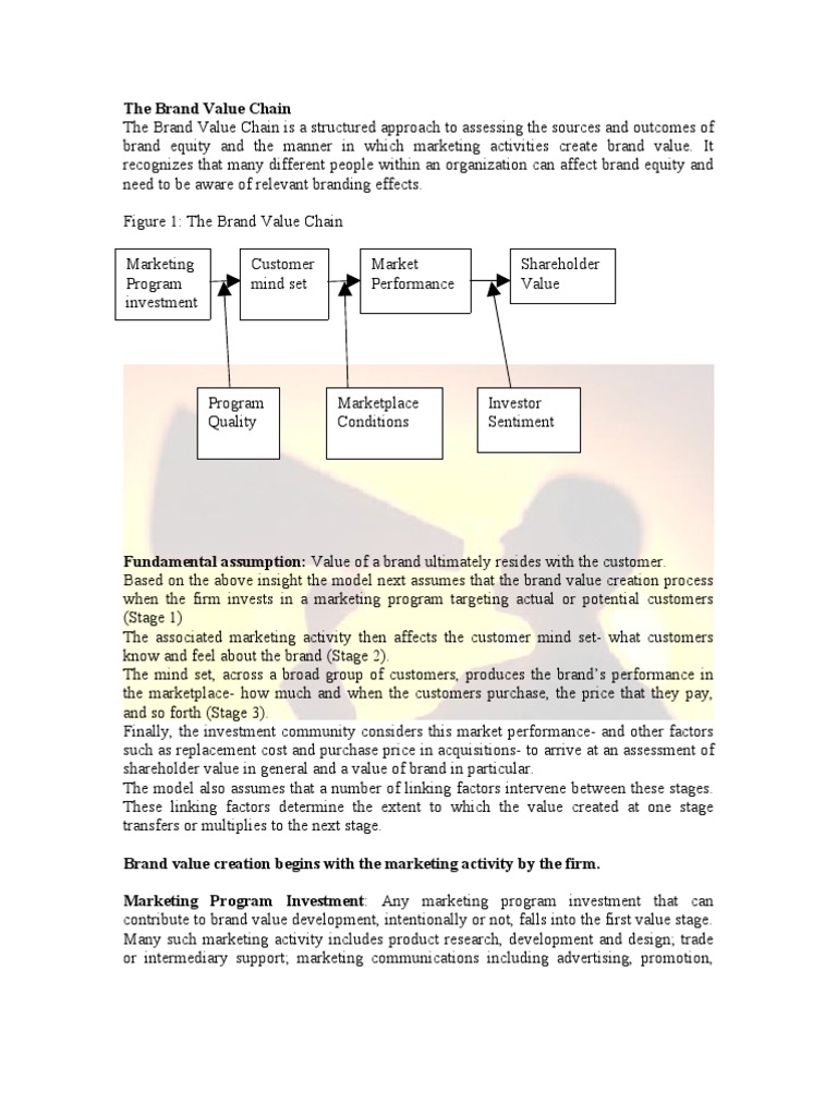 CIB Brand Value Chain | PDF | Brand | Marketing