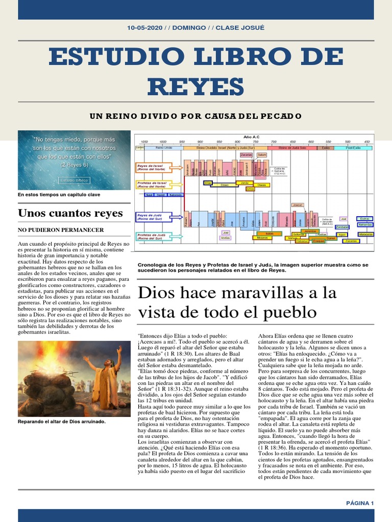 ESTUDIO-DE-1-Y-2-REYES II Parte | PDF | Elijah | Biblia hebrea