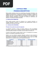 Prueba Sensorial de Escala Hedonica 9 Puntos | PDF