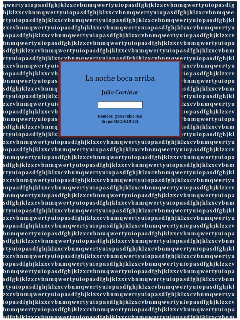 La Noche Boca Arriba: Julio Cortazar | PDF