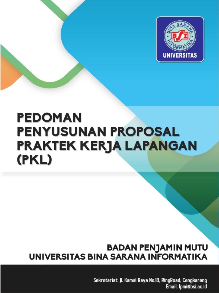 Pedoman Proposal PKL Universitas BSI | PDF | Bisnis