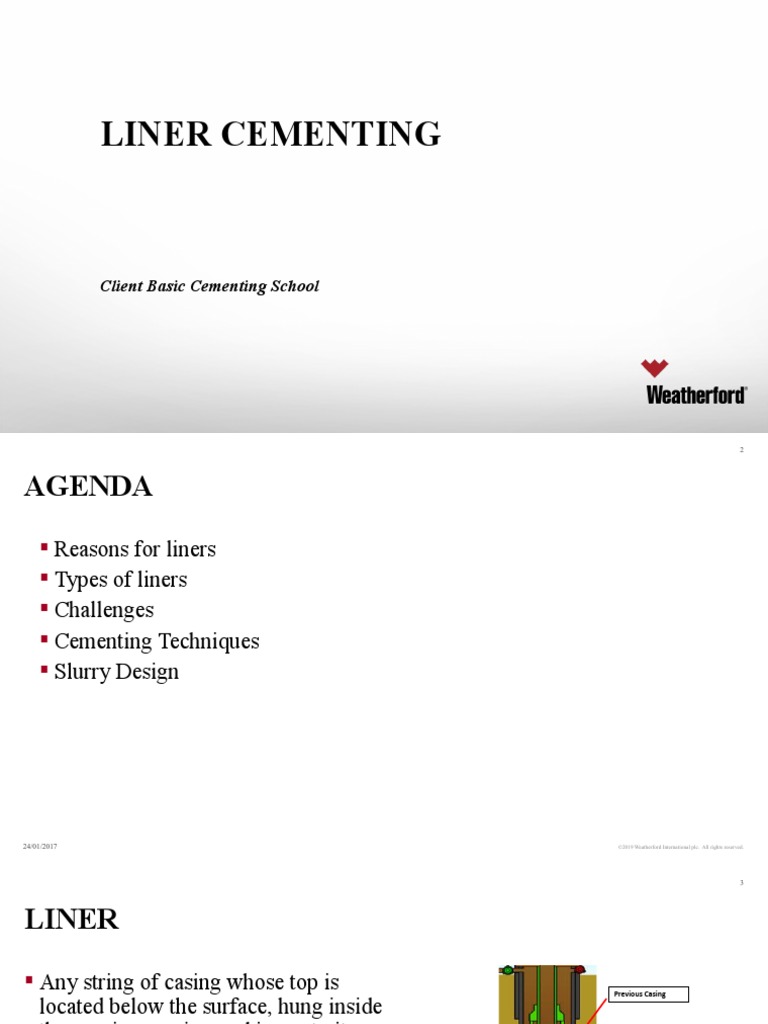 Liner Cementing: Client Basic Cementing School | PDF | Casing (Borehole ...