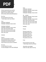 Letra Cancion Cristo Vive | PDF