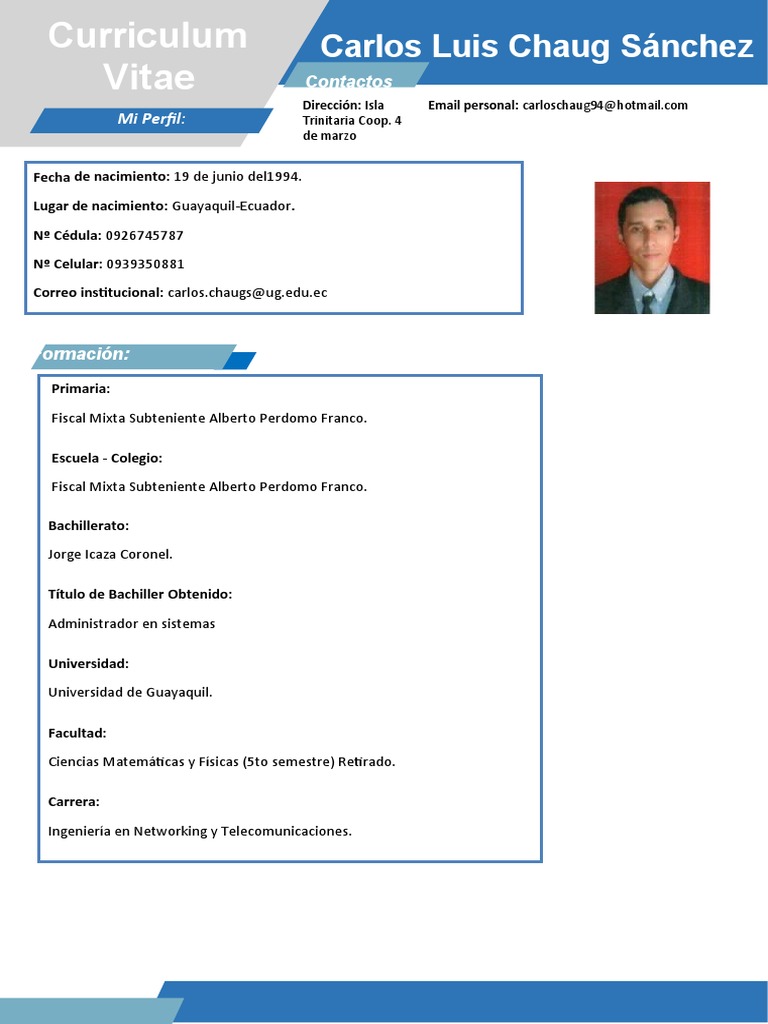 Curriculum | PDF | Informática | Ingeniería de software