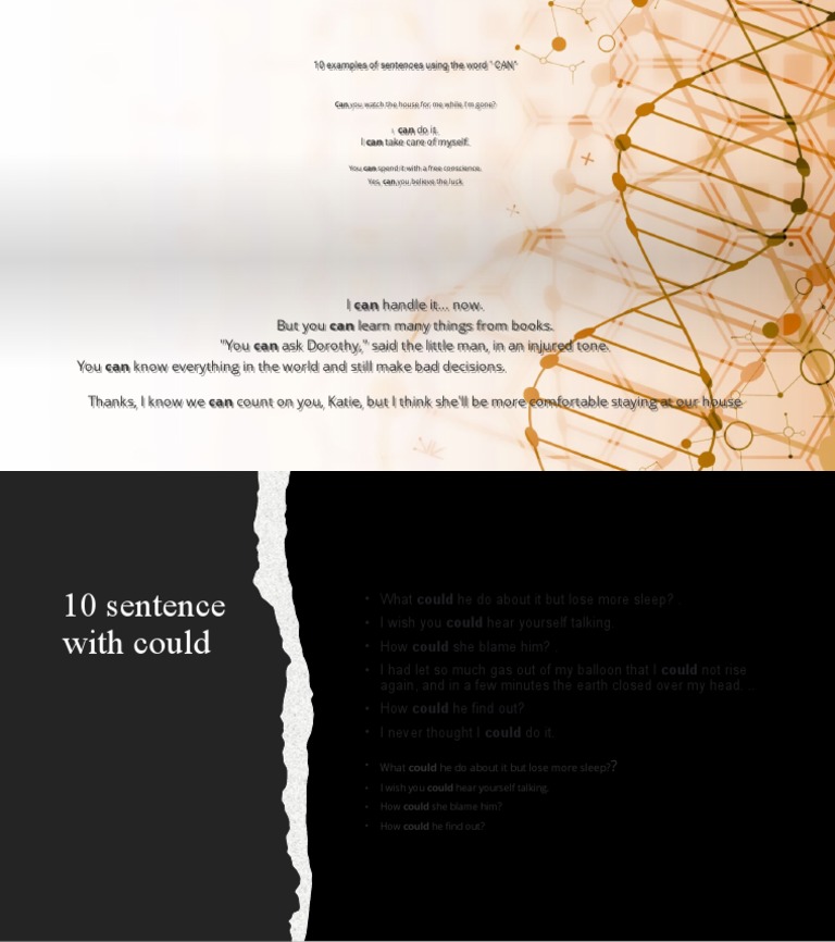 10 Examples of Sentences Using The Word | PDF