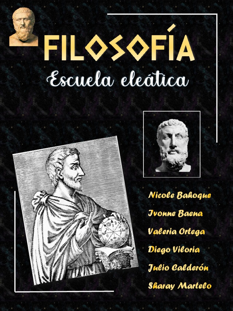 La Escuela Eleática y su Filosofía | PDF | Filosofía griega antigua ...