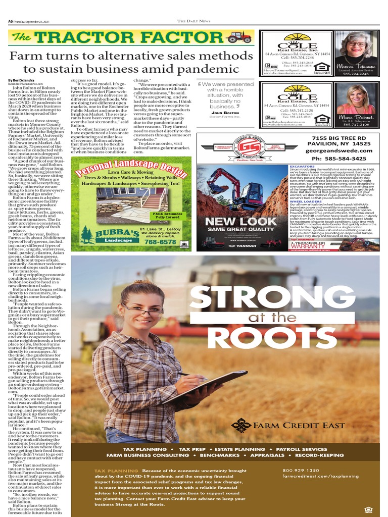 Farmers Adapt to Pandemic Sales | PDF | Oral Hygiene