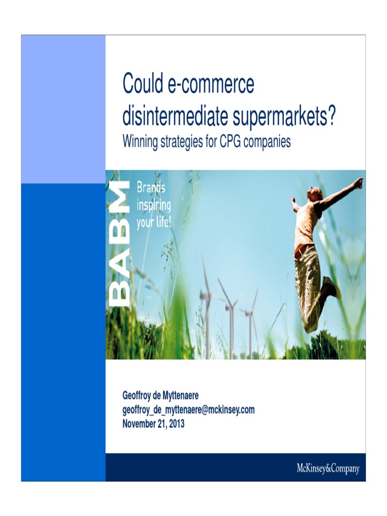 Could E-Commerce Disintermediate Supermarkets?: Winning Strategies For ...