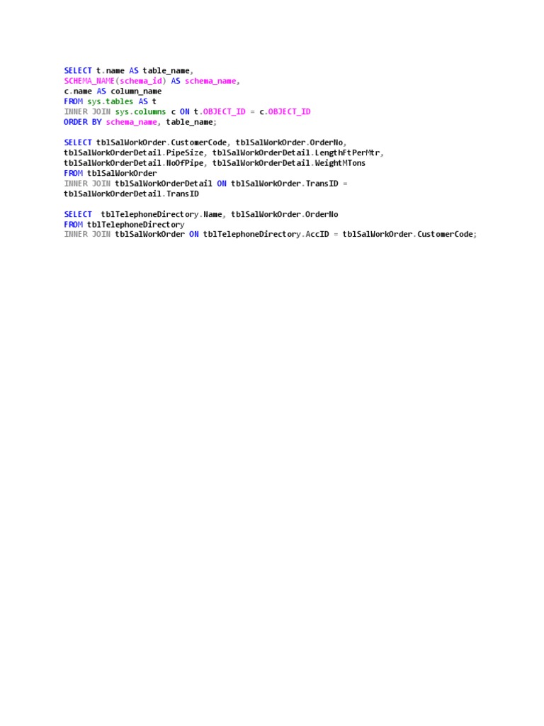 Sql Quries Pdf 