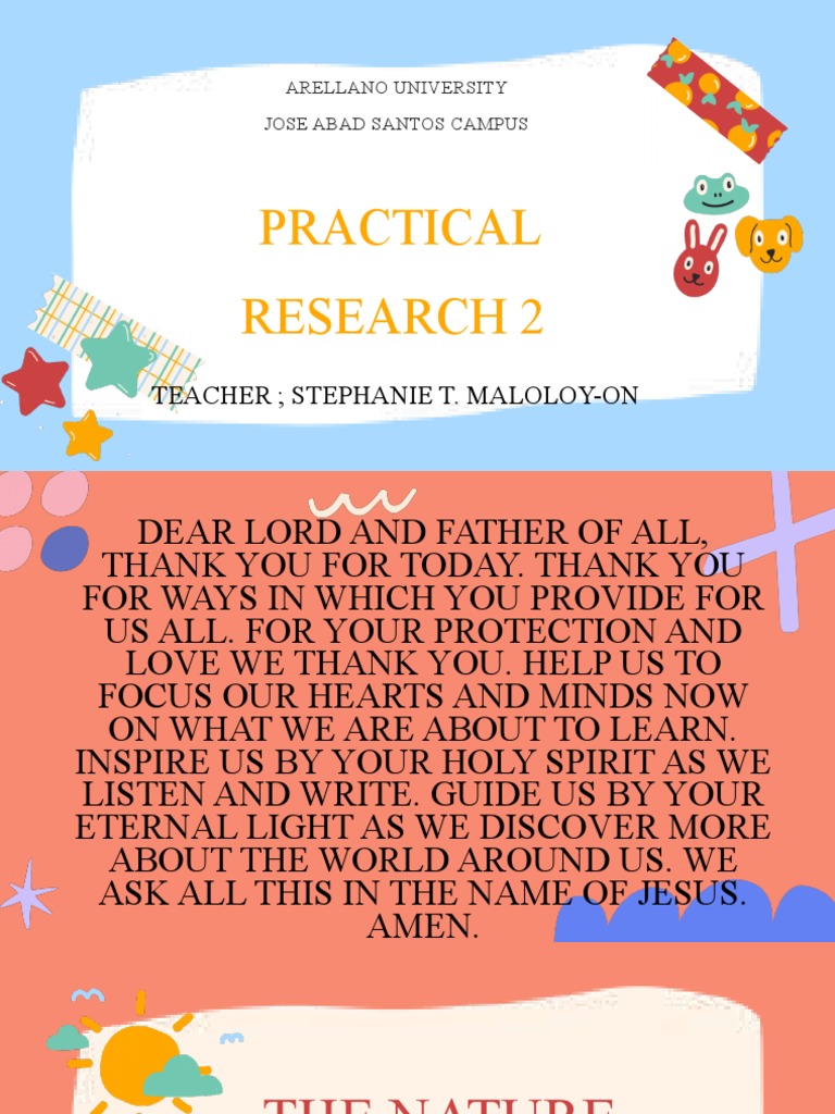 Practical Research 2 - The Nature and Kinds of Variables | PDF | Level ...