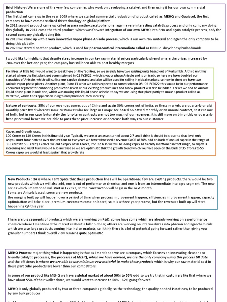 Facilities: A Little Bit I Would Want To Speak Here On The Facilities ...