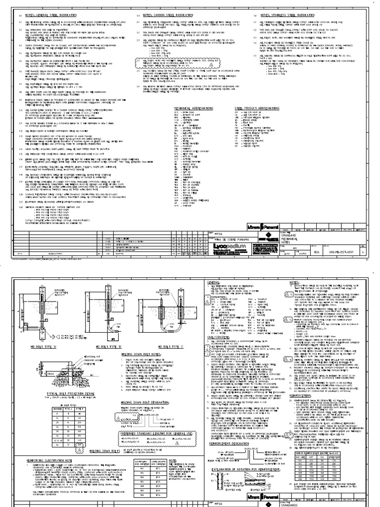 Notes: General Steel Fabrication Notes: Carbon Steel Fabrication Notes ...