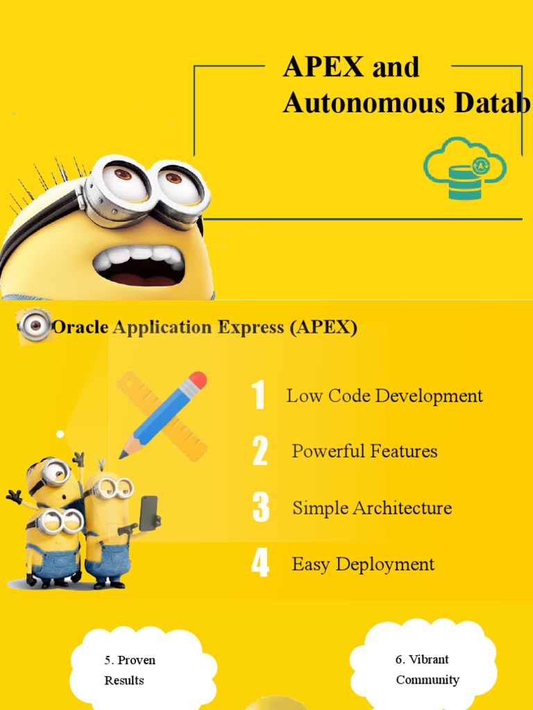 APEX: Low Code & Autonomous Database Insights | PDF | Databases ...