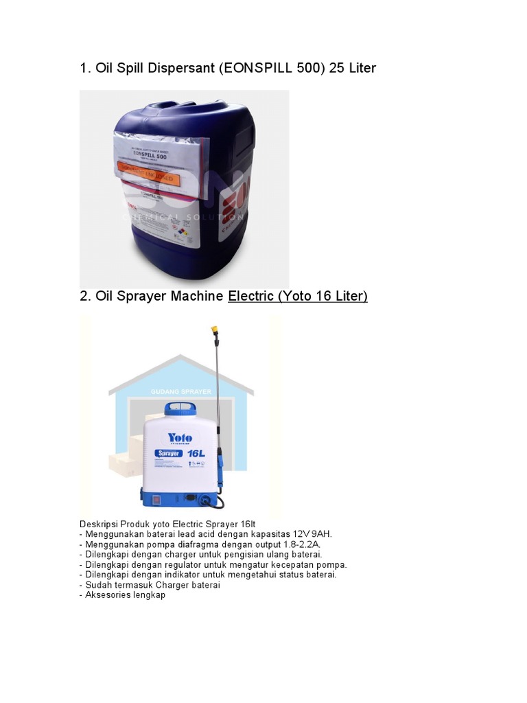 Oil Spill Dispersant | PDF
