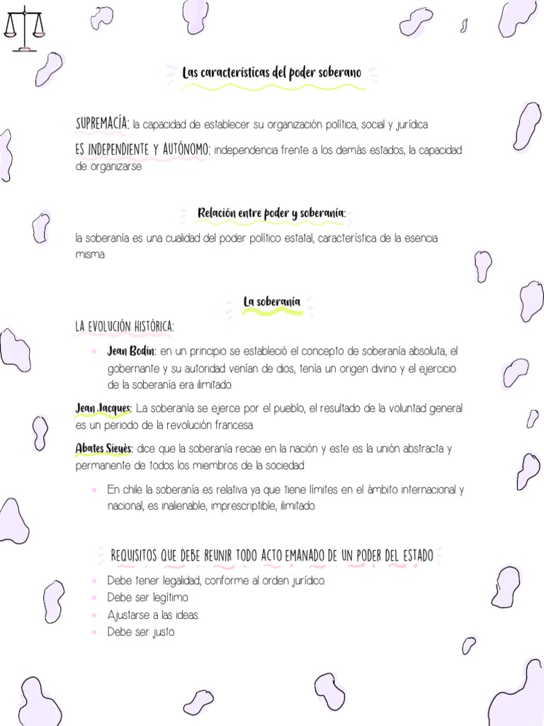 Las Características Del Poder Soberano | PDF