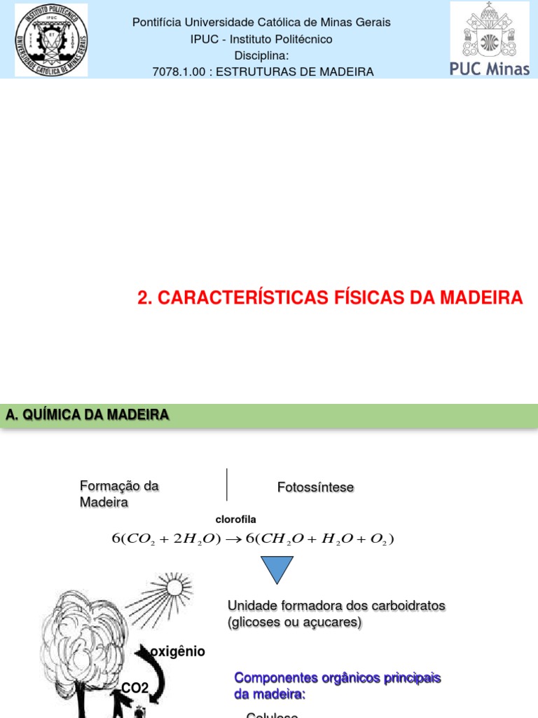 Aula A2 - Características Físicas | PDF | Umidade | Madeira