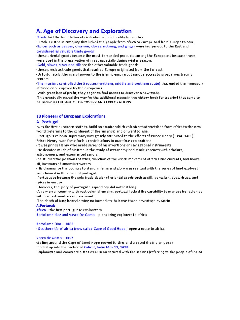 History Chap 5 | PDF | Marco Polo | Age Of Discovery