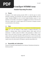 GeneXpert Testing SOP Overview | PDF | Tuberculosis | Polymerase Chain ...