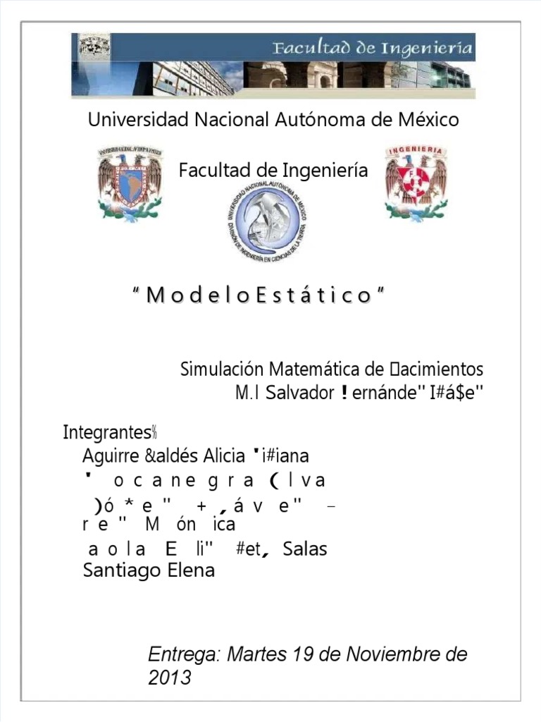 PDF Modelo Estatico | PDF | Naturaleza | Matemáticas