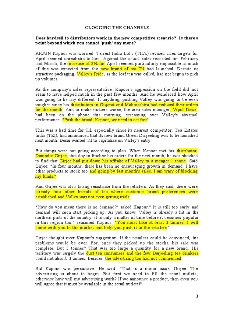 SDM Cases Highlighted | PDF | Prices | Inventory