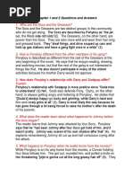 The Outsiders - Chapter 1 | PDF | Narration