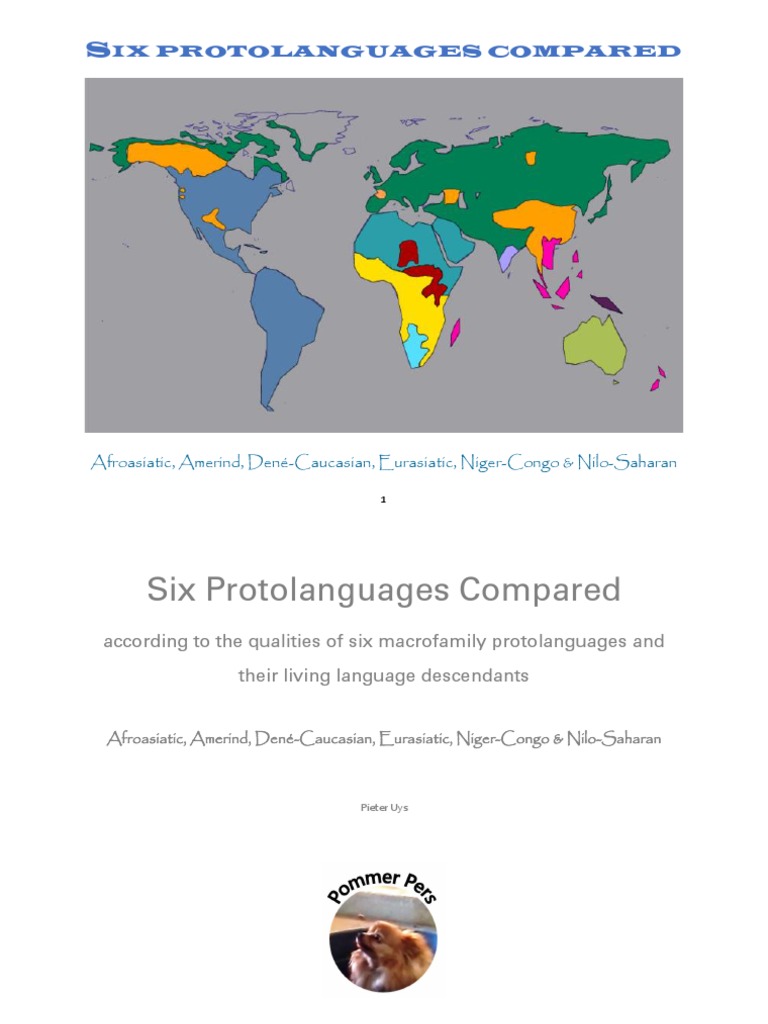 Six Macrofamily Protolanguages Compared | Download Free PDF ...