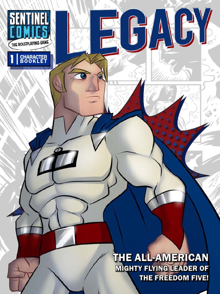 Sentinel Comics The Roleplaying Game Legacy Character Booklet | PDF ...