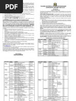 Rrsa Uce Timetable 2025 | PDF