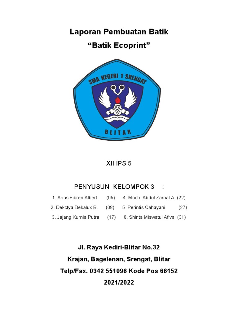 Laporan Ekoprint | PDF