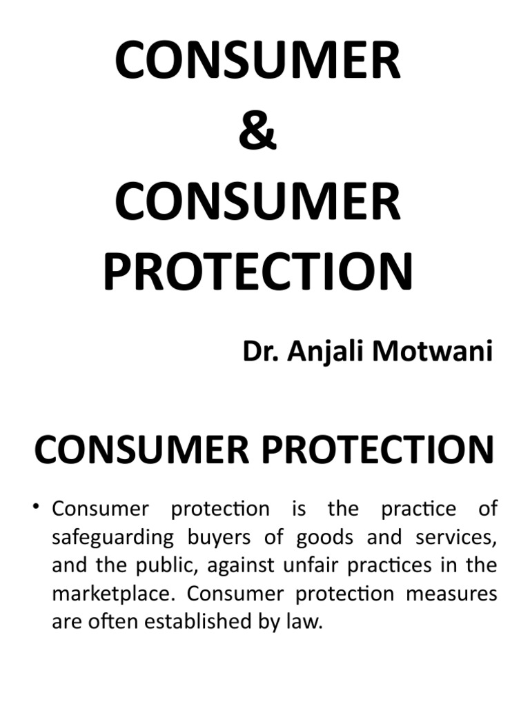 Consumer & Consumer Protection | PDF | Consumer Protection | Judiciaries