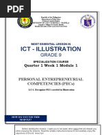 TLE-TE 9 - Q1 - W1 - Mod1 - ICT ILLUSTRATION | PDF | Entrepreneurship ...