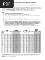 Blood Test Results Tracker Template | PDF | Chart | Spreadsheet