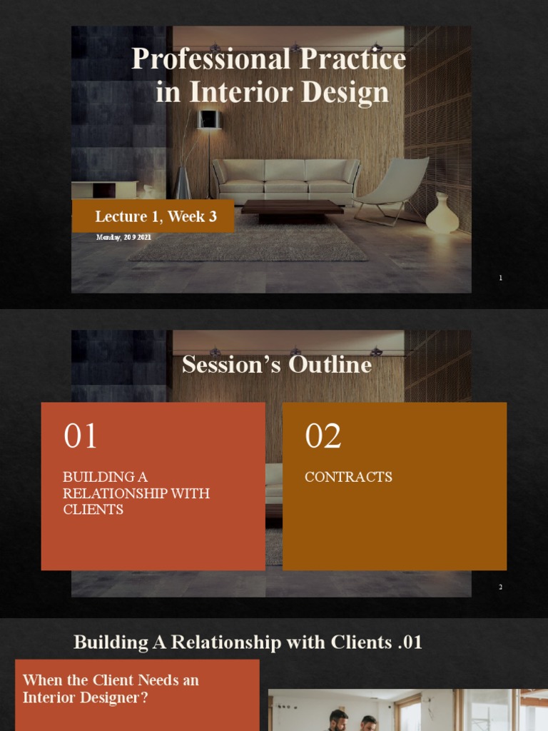 Client Relationships in Interior Design | PDF | Interior Design ...