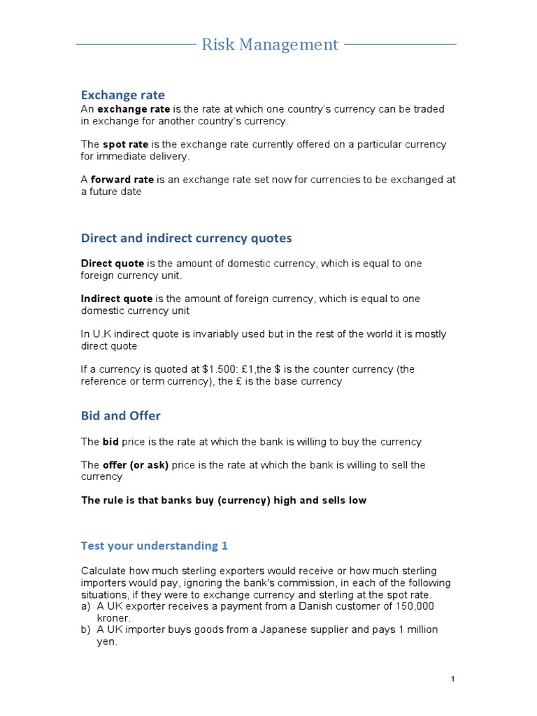 Risk Management (Lecture 21) | PDF | Option (Finance) | Futures Contract