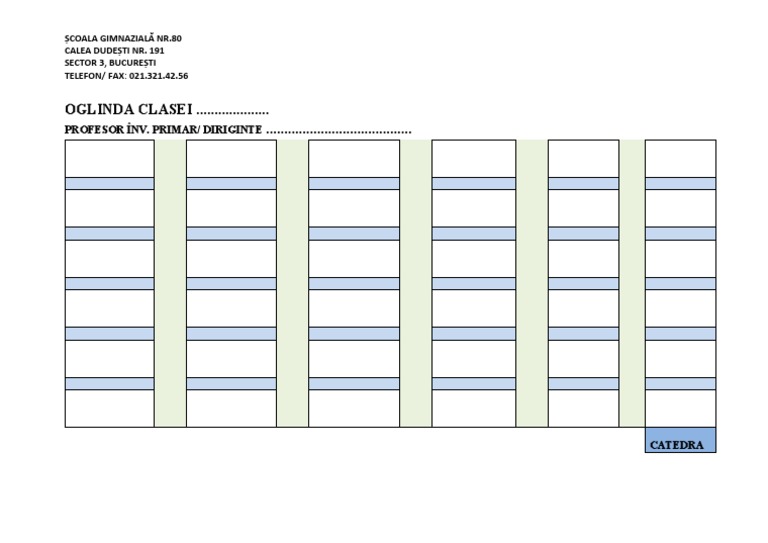 Oglinda Clasei Editabila Necompletata | PDF