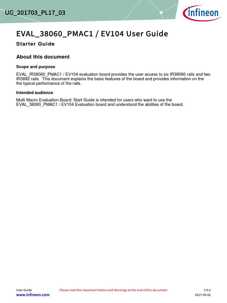 EVAL - 38060 - PMAC1 / EV104 User Guide: UG - 201703 - PL17 - 03 | PDF | Screenshot | Computer ...
