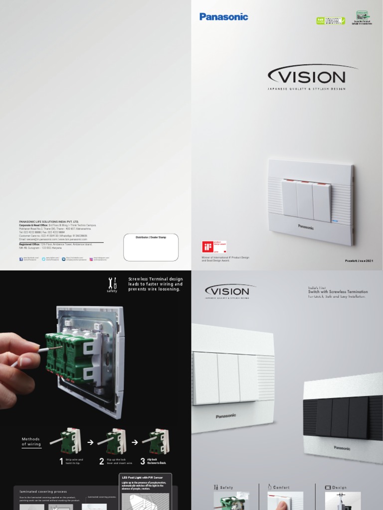 Panasonic Life Solutions India Pvt. LTD.: Corporate & Head Office: 3rd ...