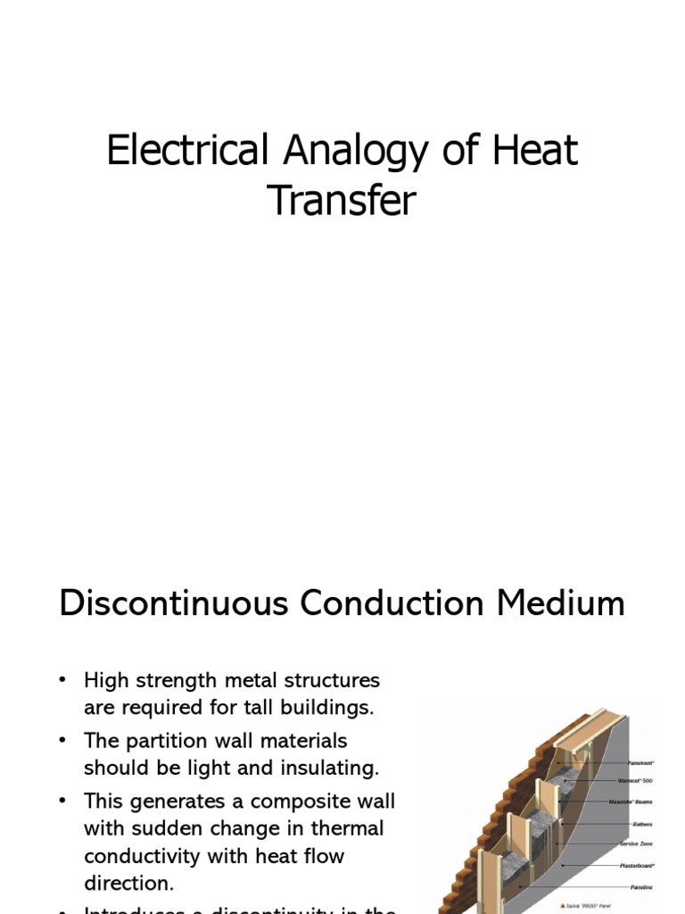 Electrical Analogy of Heat Transfer | PDF | Heat Transfer | Thermal ...