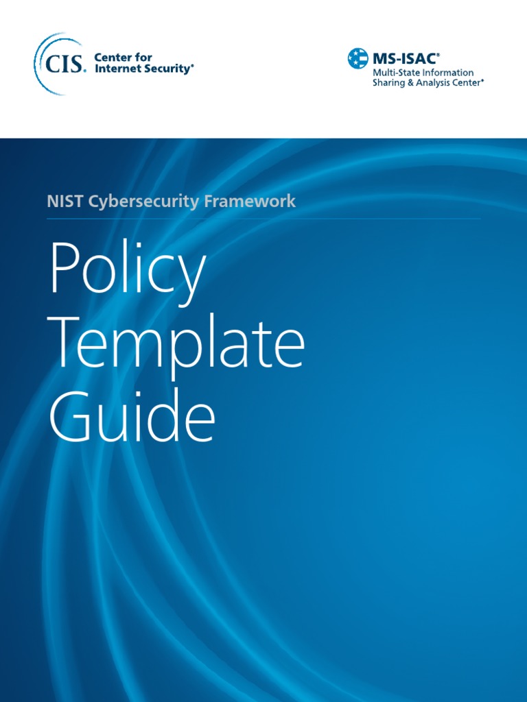 Policy Template Guide: NIST Cybersecurity Framework | PDF | Security ...
