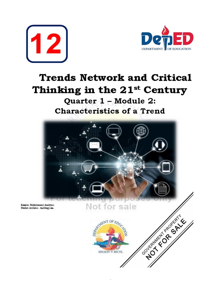 Trends Network and Critical Thinking in The 21st Century Module 2 Q1 ...