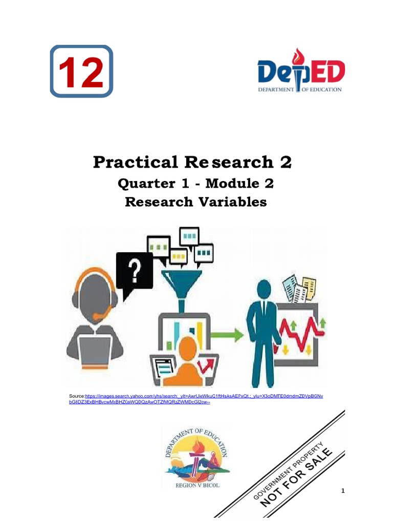 Practical Research 2: Quarter 1 - Module 2 Research Variables | PDF ...