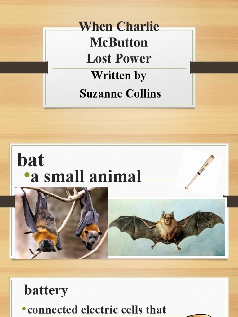 When Charlie Mcbutton Lost Power: Written by Suzanne Collins | PDF ...