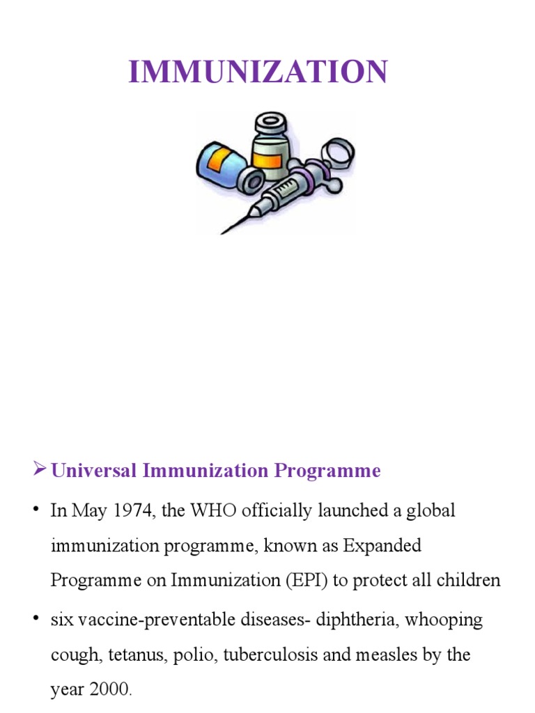 Immunization | PDF